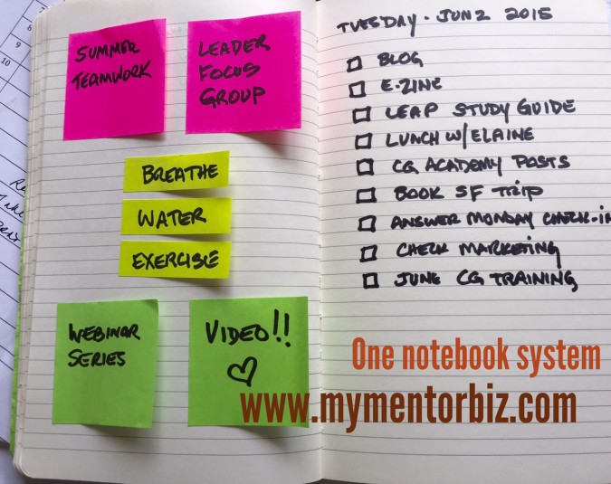 How a Post-It note can help organize your Direct Sales Biz